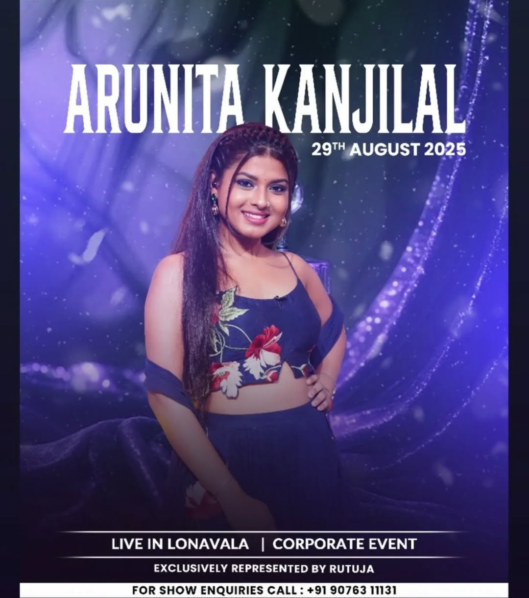 Arunita Kanjilal's next concerts - Arunita Fan